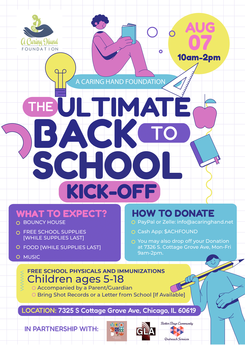 The Ultimate Back-to-School Kickoff - A Caring Hand Foundation